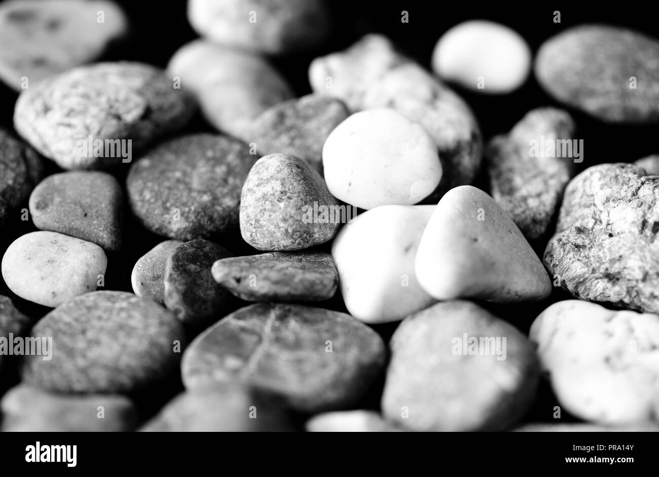 Scattered stones Black and White Stock Photos & Images - Alamy