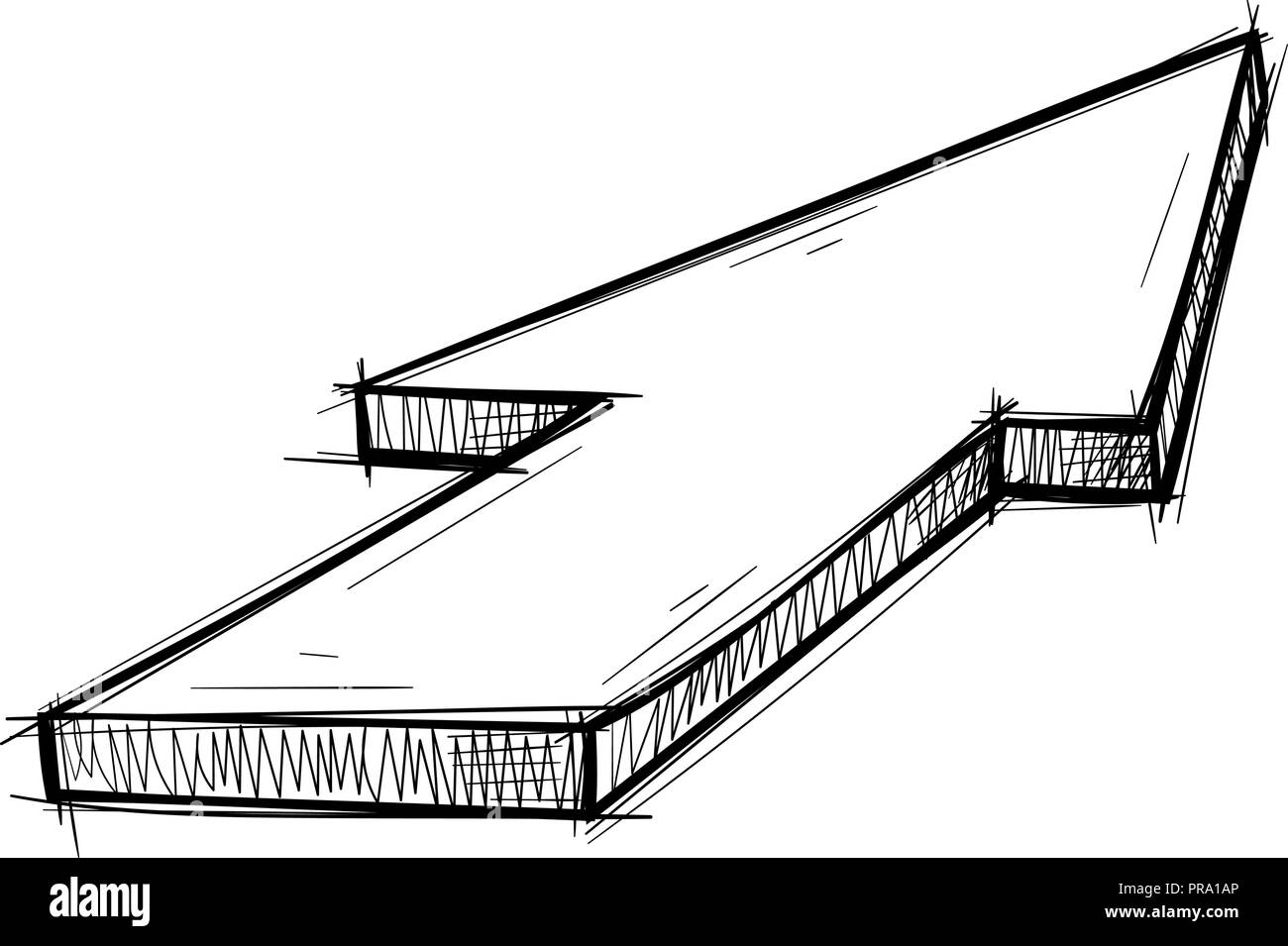 Diagonal arrow hi-res stock photography and images - Alamy