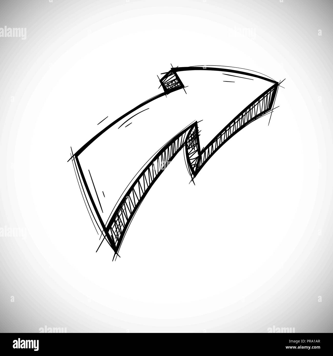 Arrow doodle. Up sign Stock Vector Image & Art - Alamy