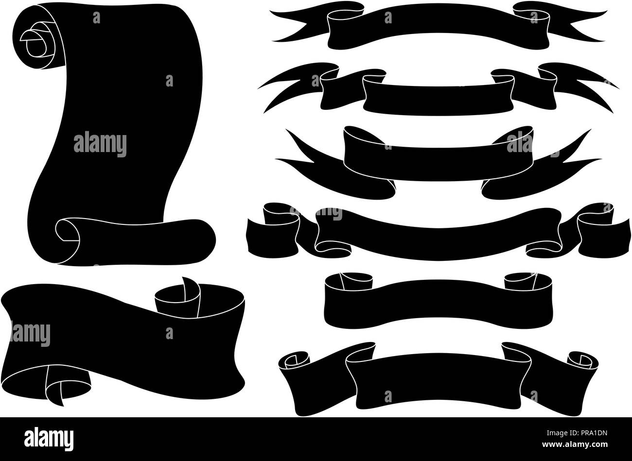 Paper outline Stock Vector Images - Alamy