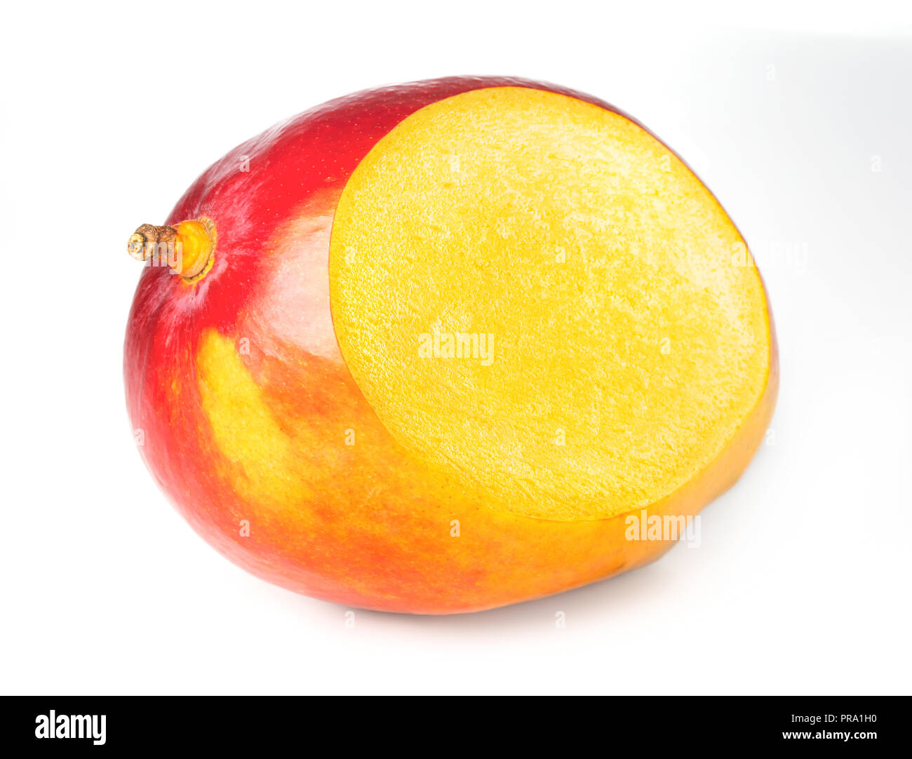 fresh juicy mango isolated on white background Stock Photo - Alamy