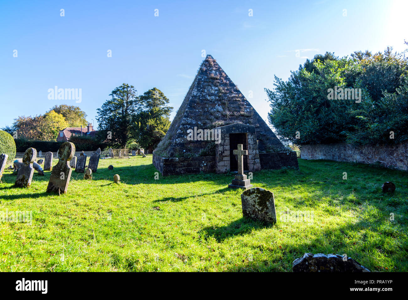 Pyramidal tomb of Mad Jack Fuller MP. built 1811 in Brightling ...