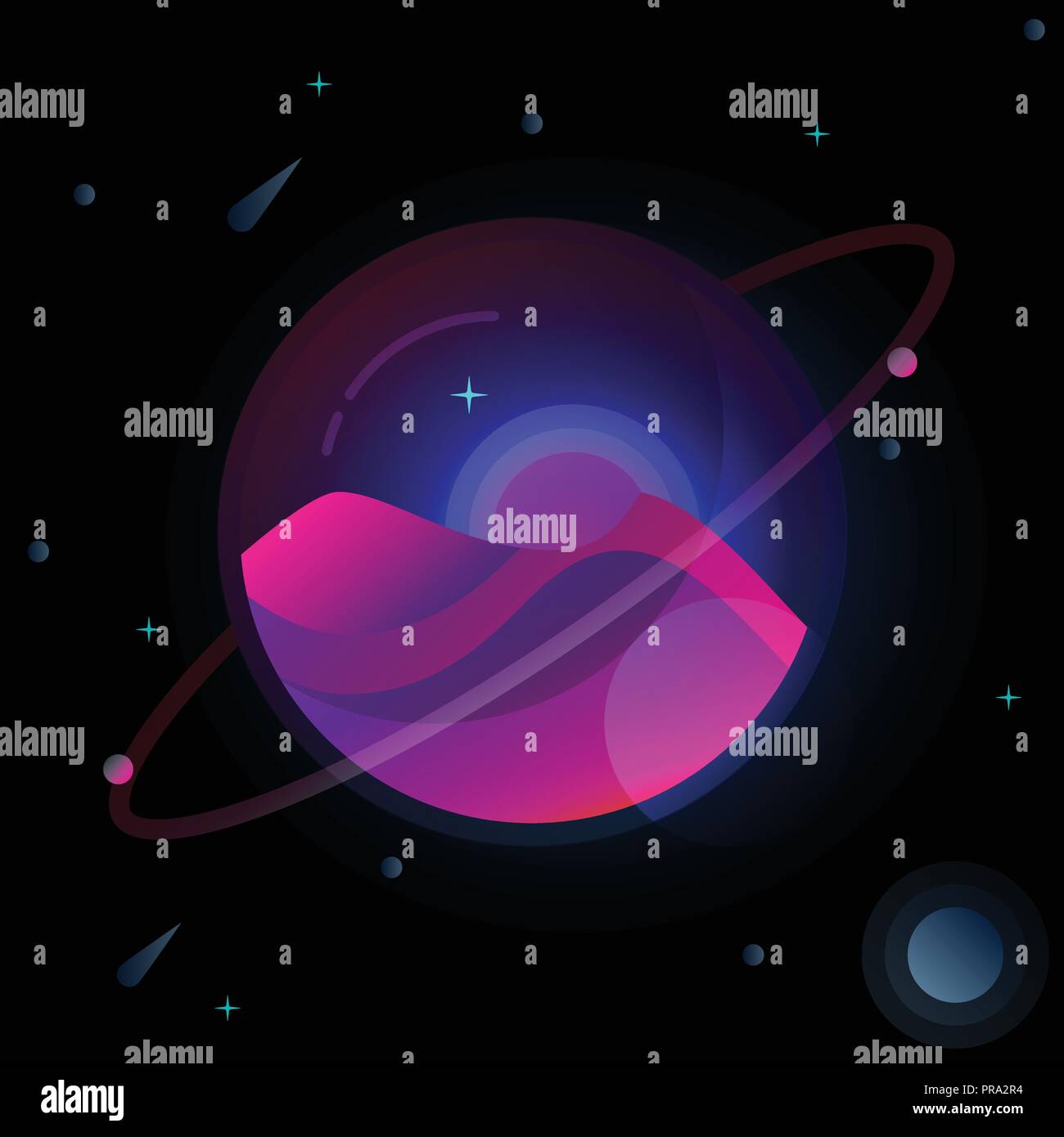 Glass planet creativity abstract background, stock vector Stock Vector ...