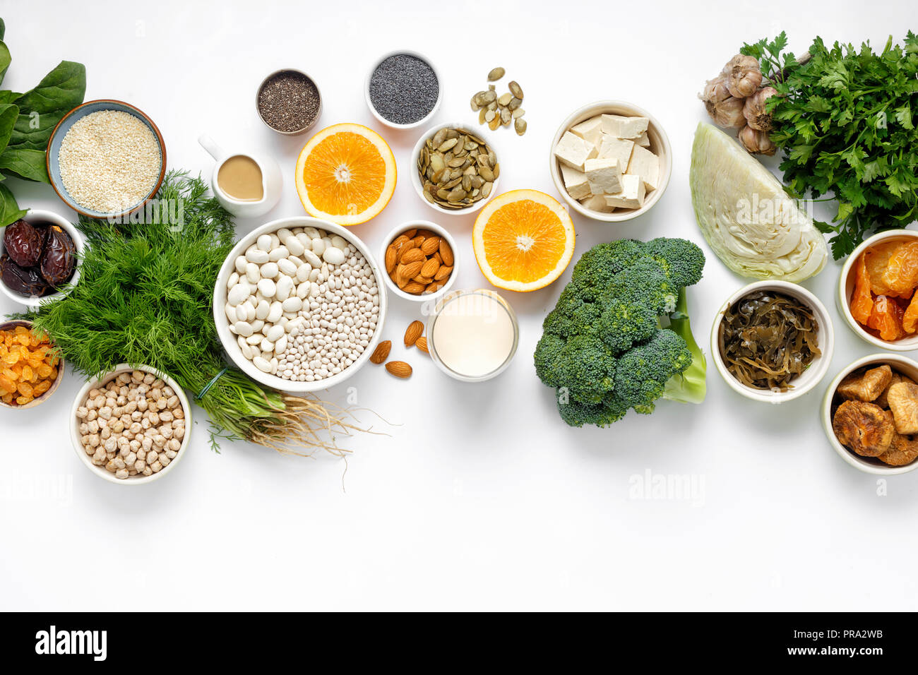 Source of calcium for vegetarians. Healthy food clean eating: fruit ...