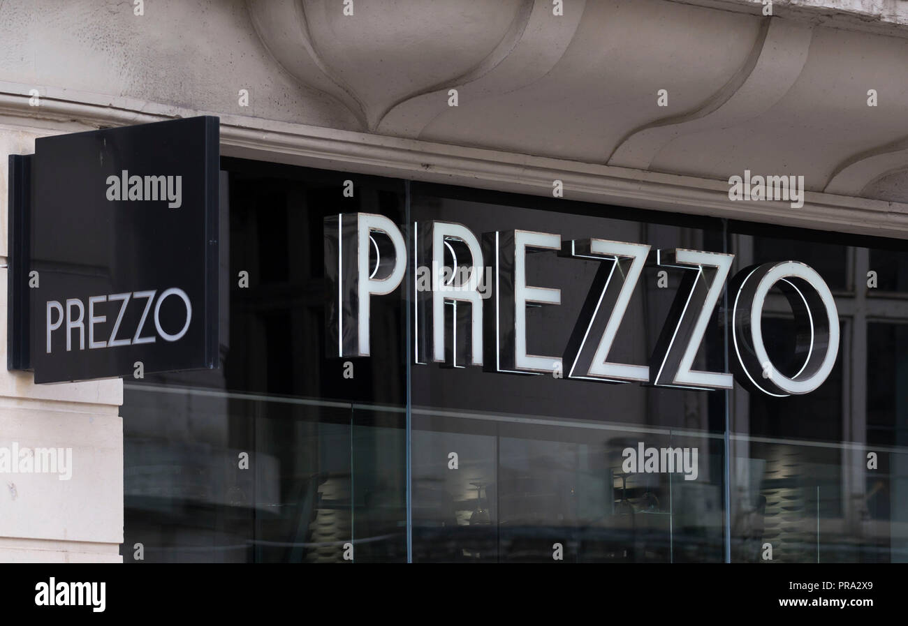 Prezzo sign hi-res stock photography and images - Alamy