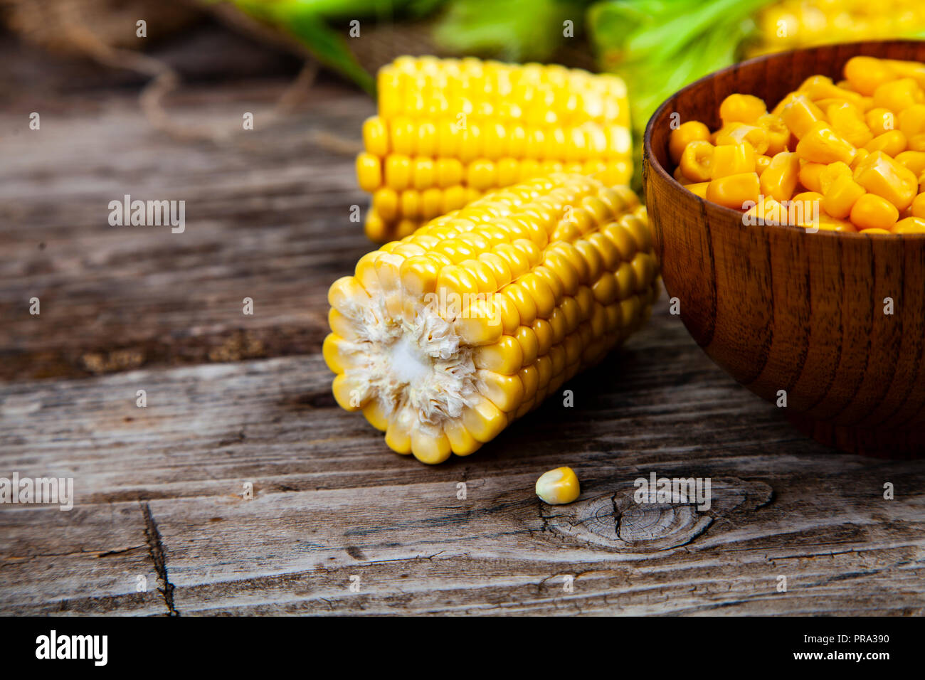 Canned corn in a bowl hi-res stock photography and images - Alamy