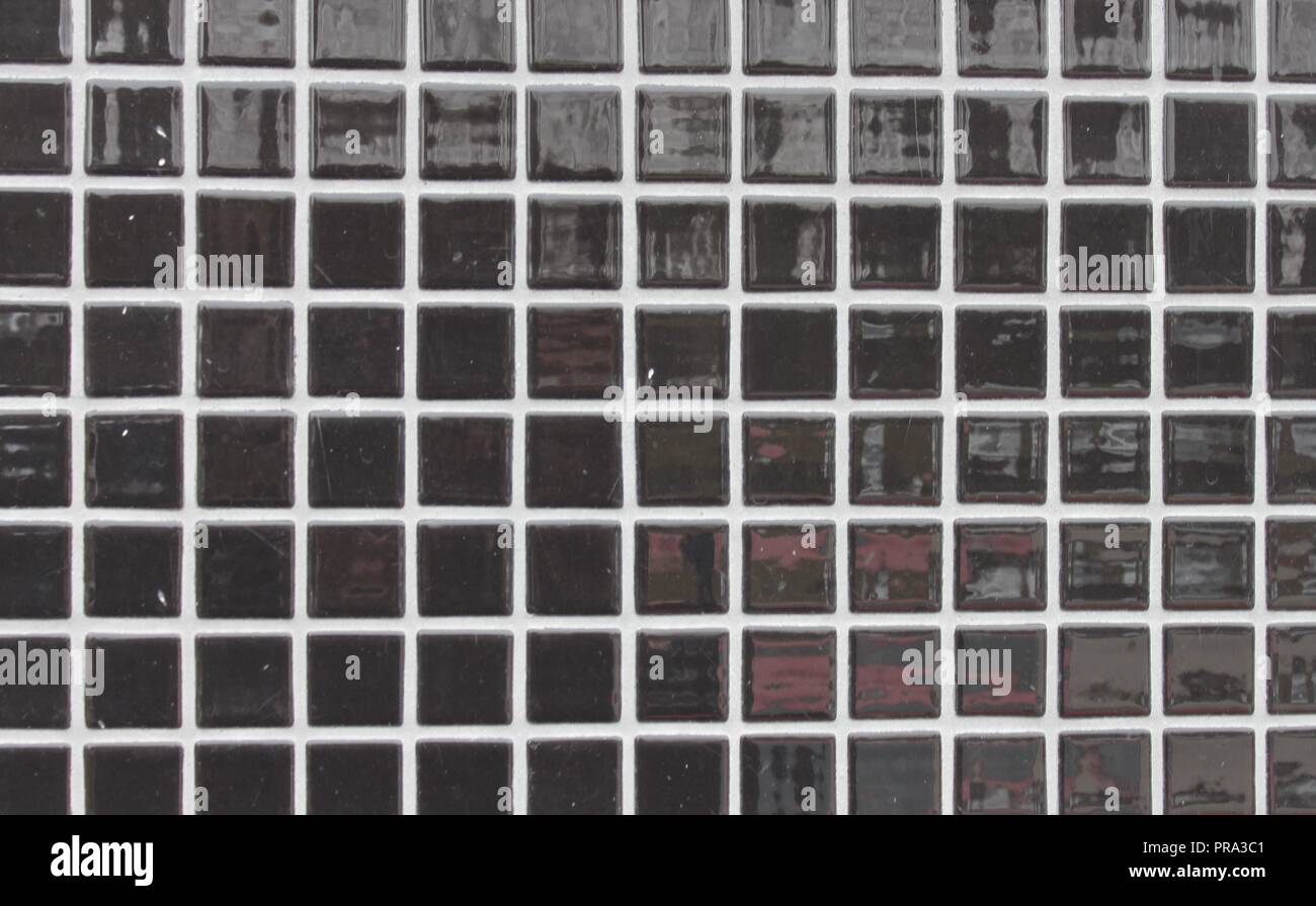 Black glazed tiles hi-res stock photography and images - Alamy