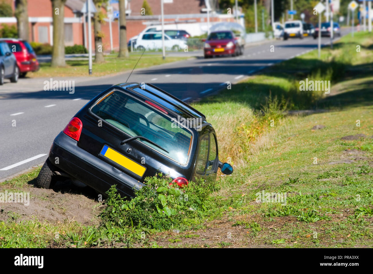 Car accident rescue ditch hi-res stock photography and images - Alamy