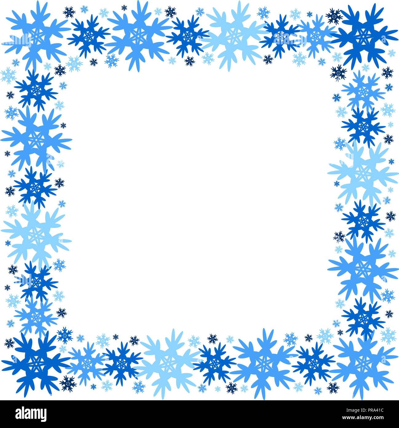 Winter Frame Vector