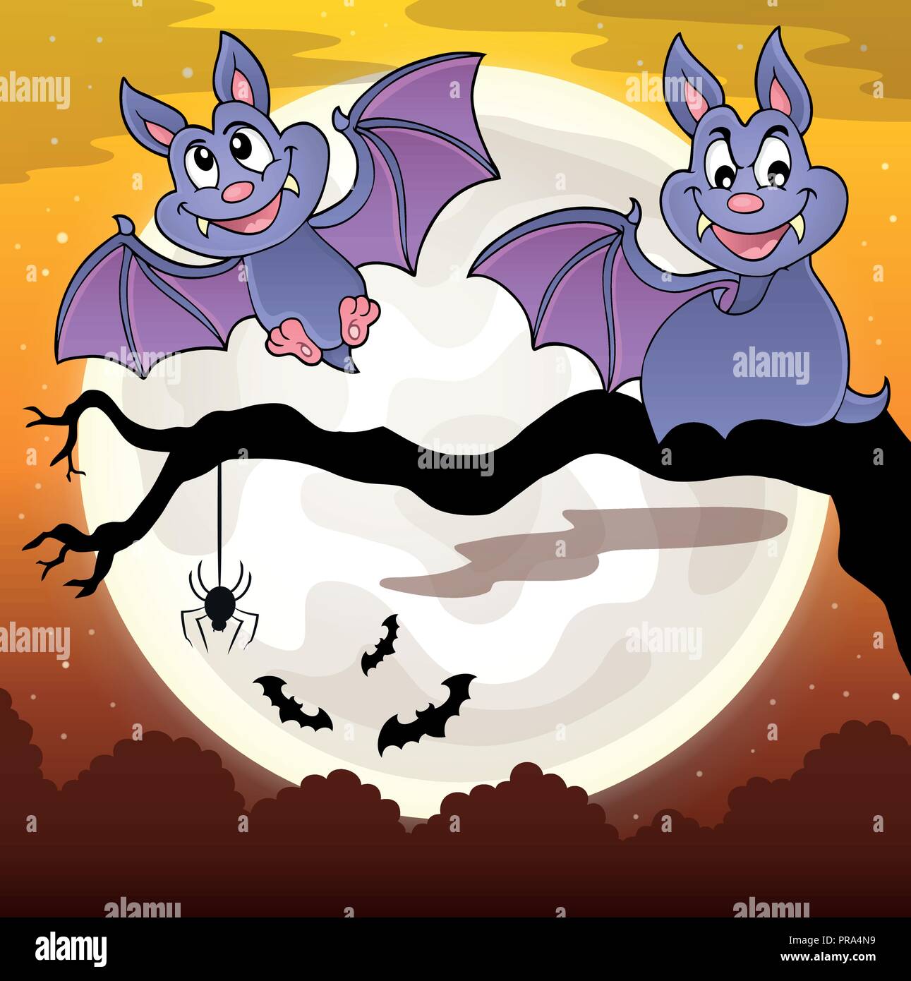 Bats theme image 8 - eps10 vector illustration Stock Vector Image & Art ...