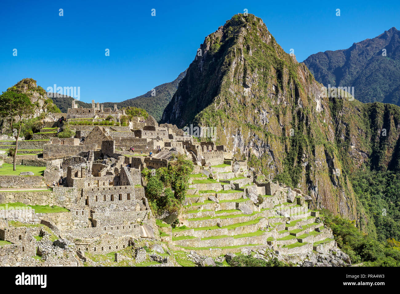 Machu Picchu, the landmark of Peru Stock Photo - Alamy