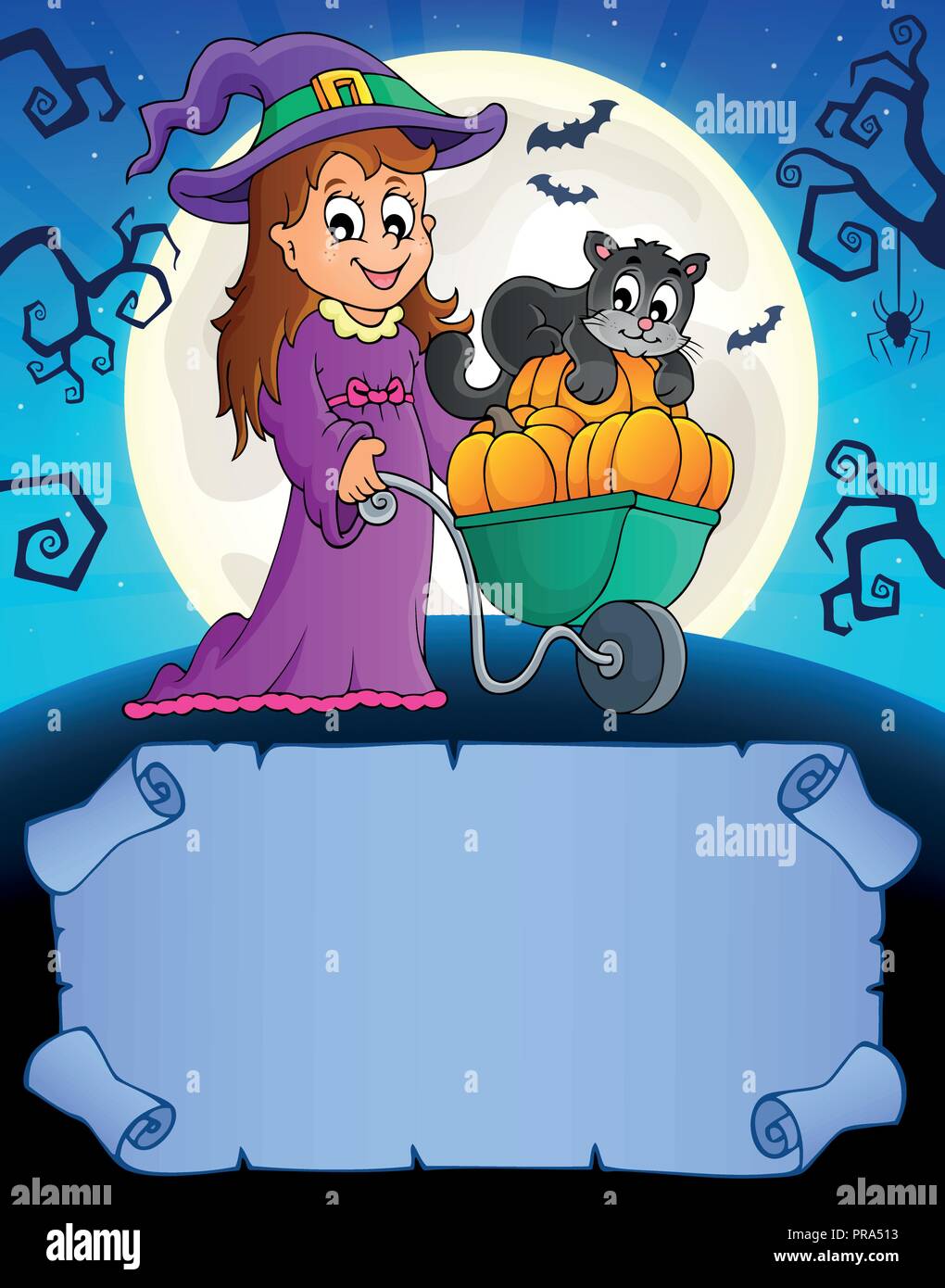 Small cute girl in Stock Vector Images - Alamy