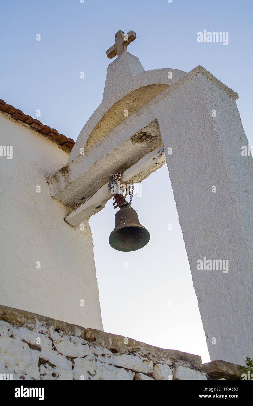 Traditional Greek church tower Stock Photo - Alamy