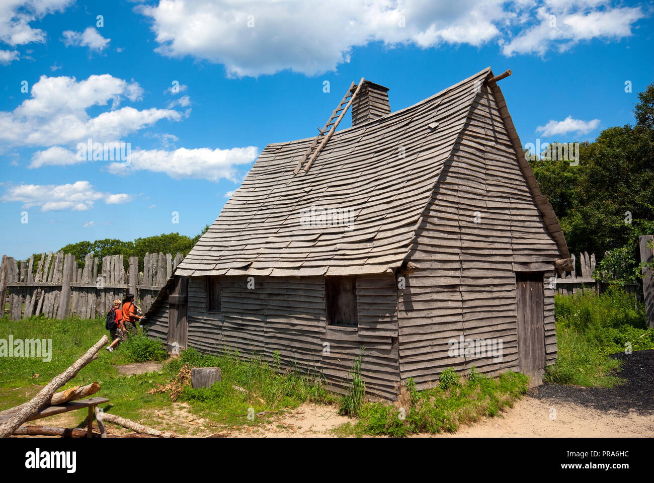 Plimoth Plantation (reenactment of seventeenth century english village ...