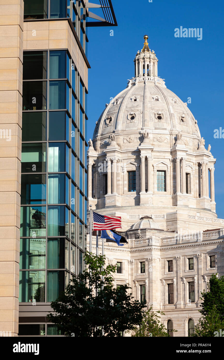Minnesota State Capitol Building in St. Paul. St. Paul, Minnesota, USA ...