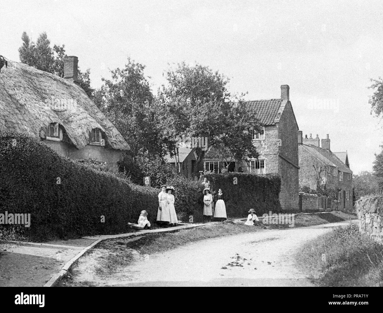 Over Stratton early 1900s Stock Photo - Alamy