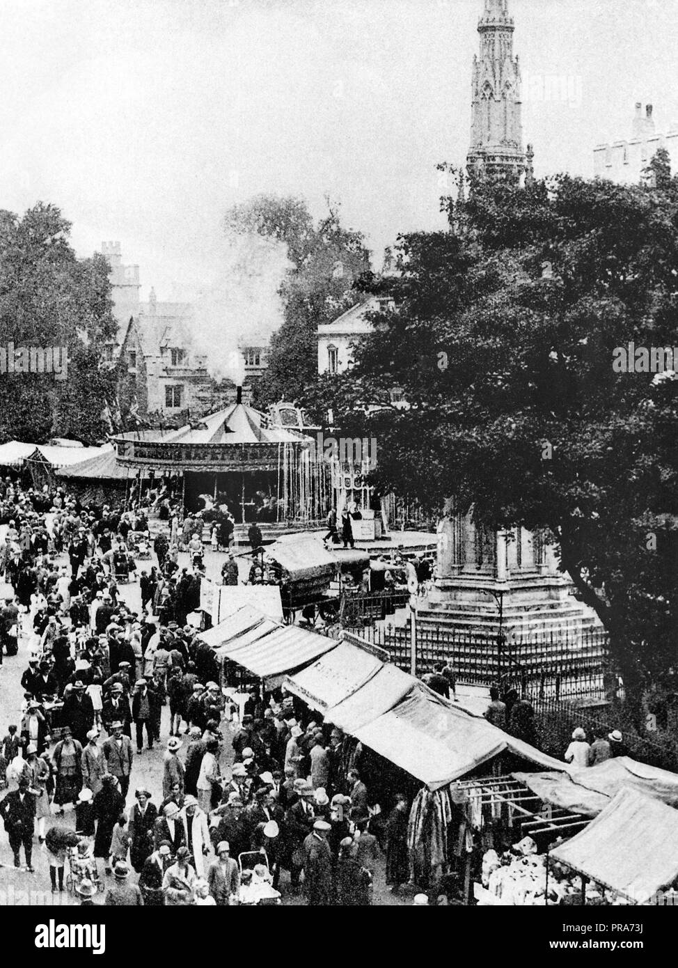 St Giles Fair, Oxford early 1900s Stock Photo - Alamy
