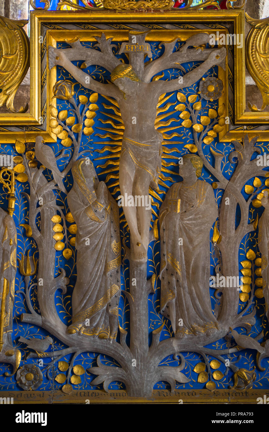 Alabaster altarpiece hi-res stock photography and images - Alamy