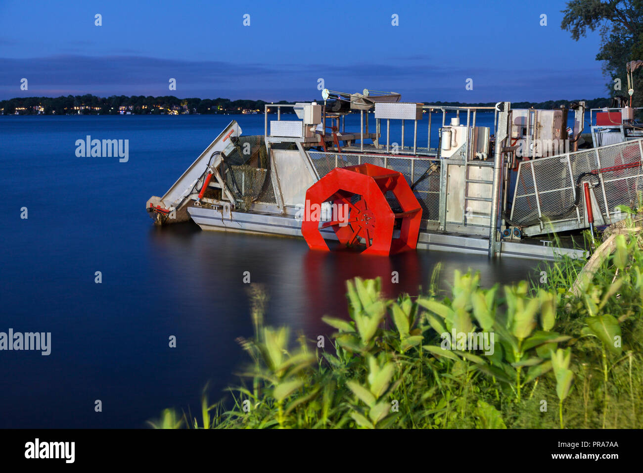 Boat on Lake Monona. Madison, Wisconsin, USA Stock Photo - Alamy