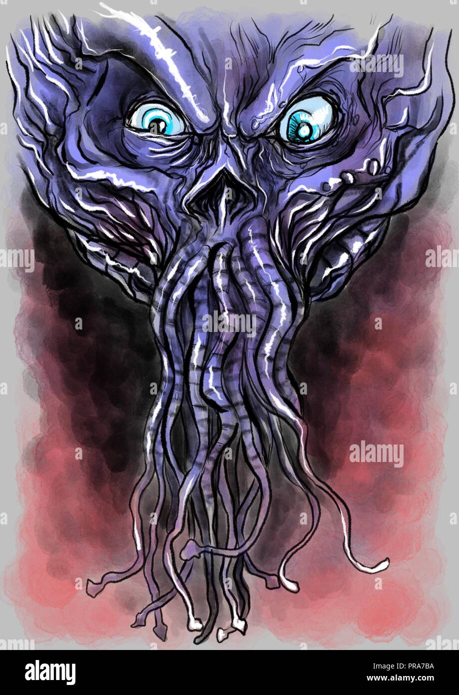 the old god illustration Stock Photo - Alamy