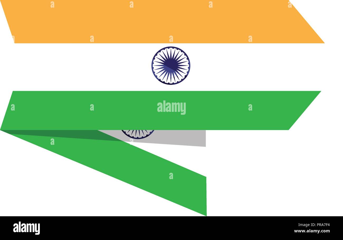 Indian flag label vector design hi-res stock photography and images - Alamy