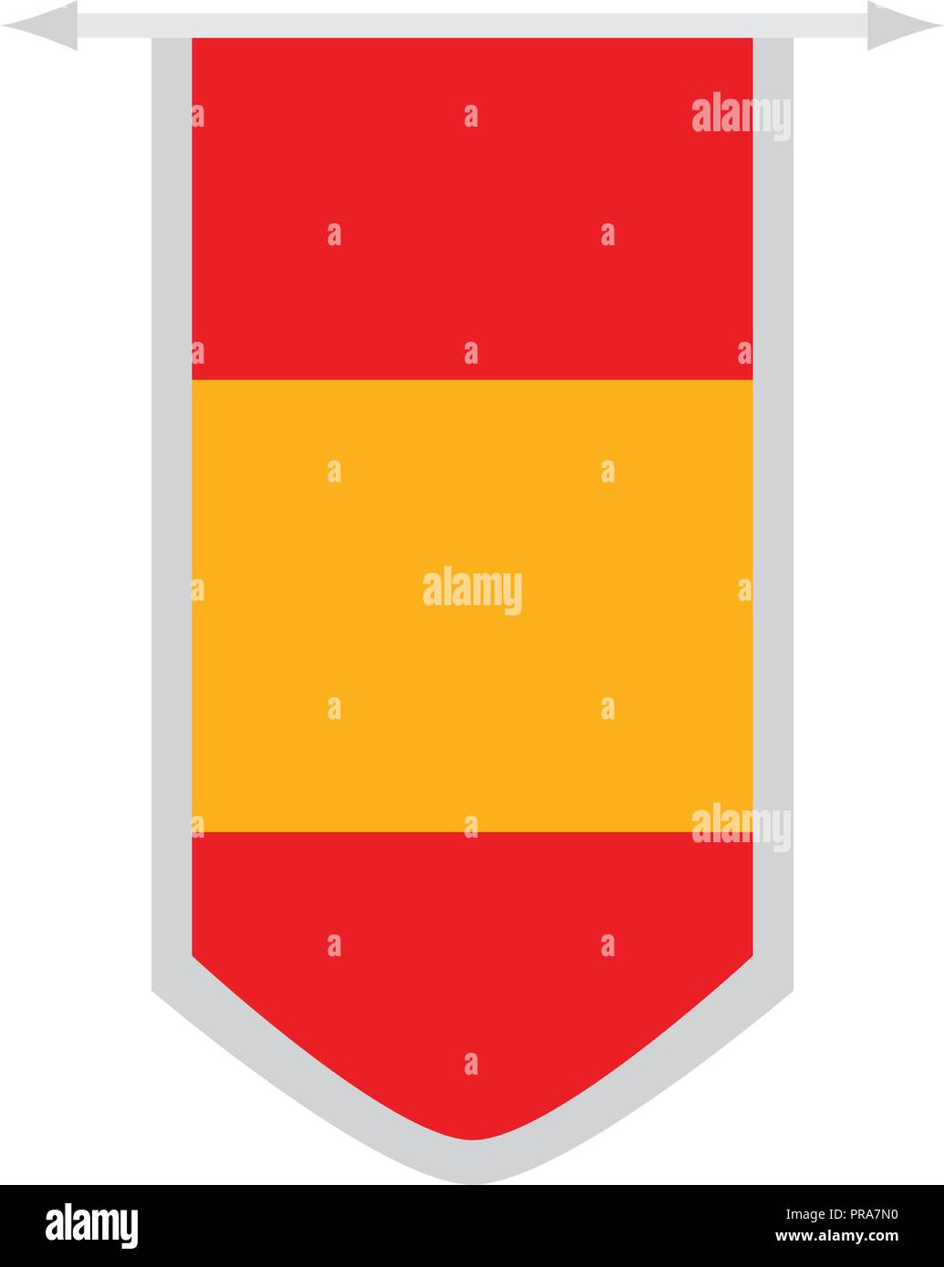 Flag of Spain on a banner Stock Vector Image & Art - Alamy