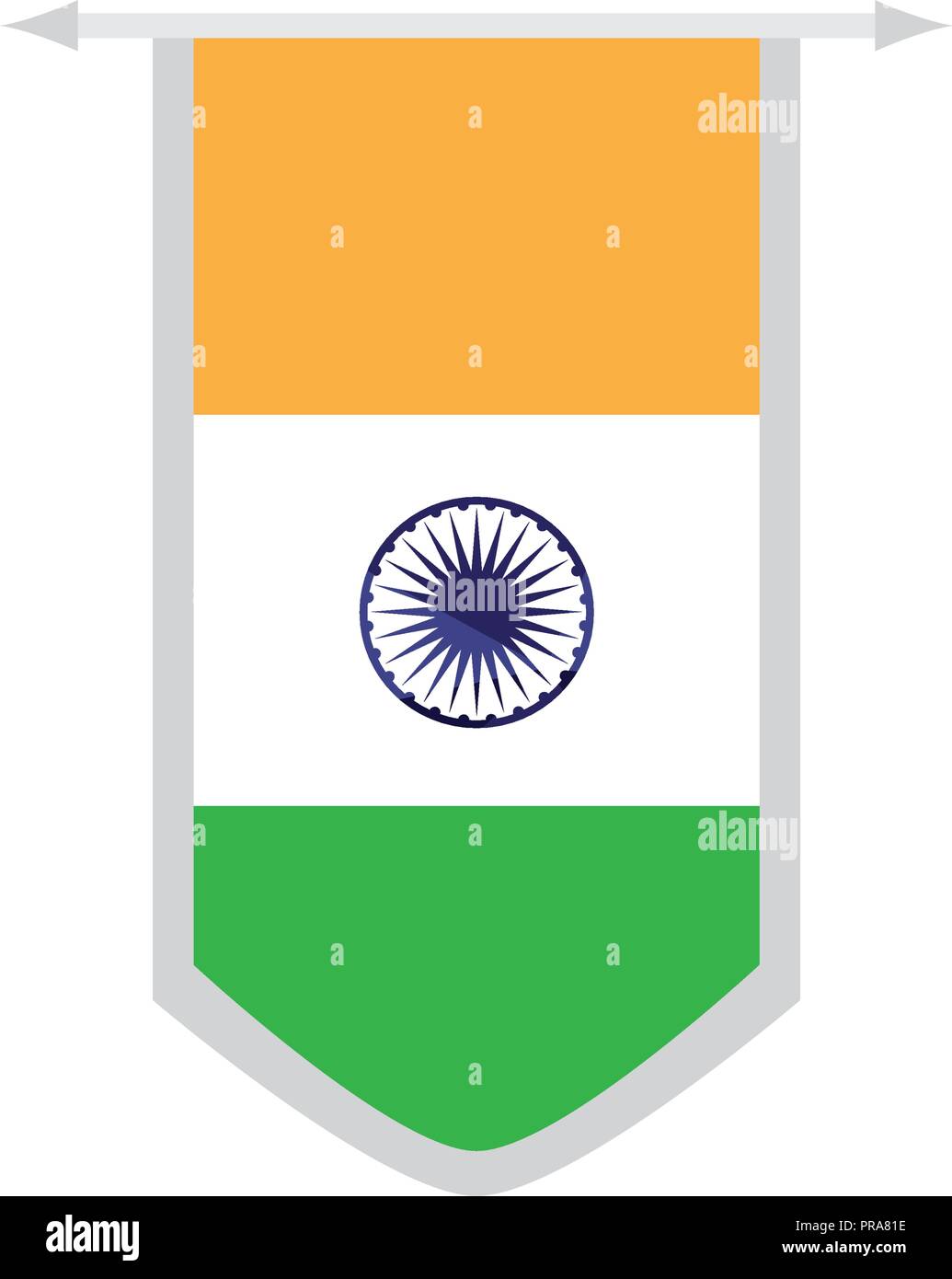 Flag of India on a banner Stock Vector Image & Art - Alamy