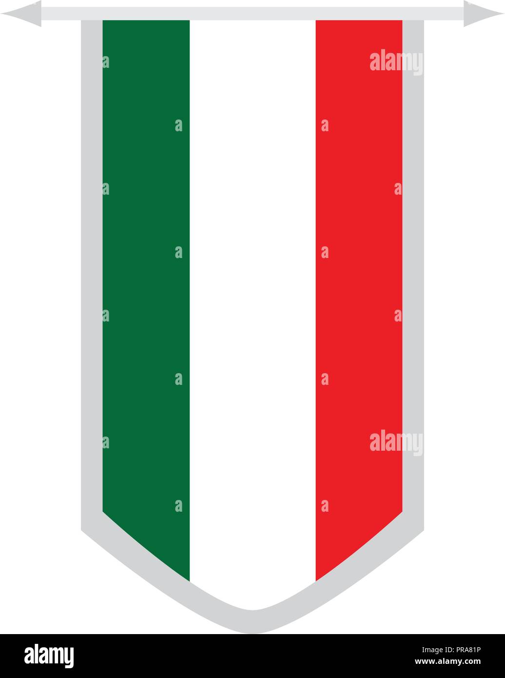 Flag of Italy on a banner Stock Vector Image & Art - Alamy
