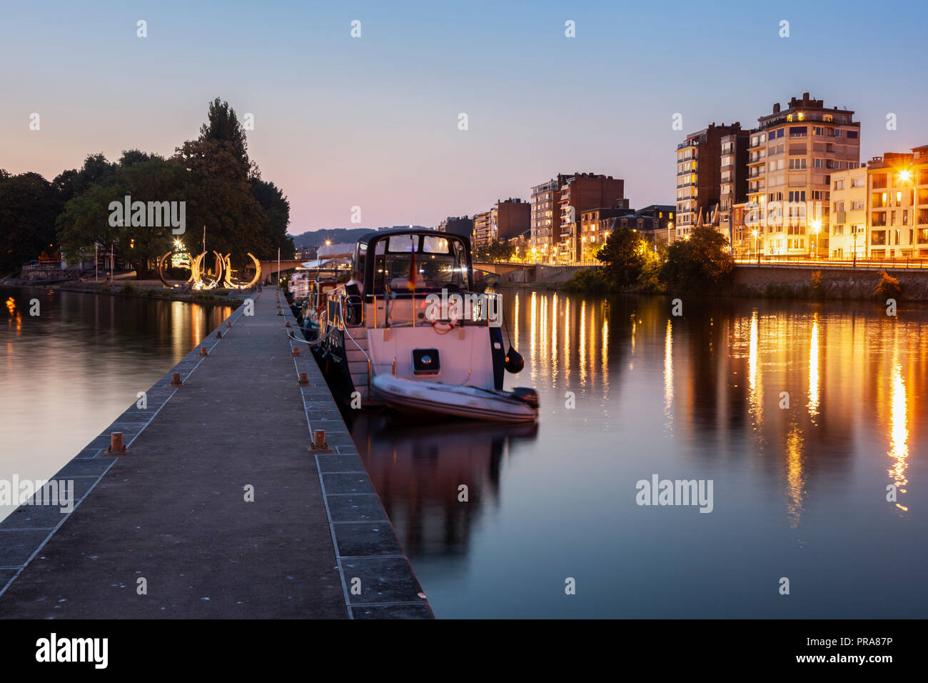 Liege downtown meuse river hi-res stock photography and images - Alamy