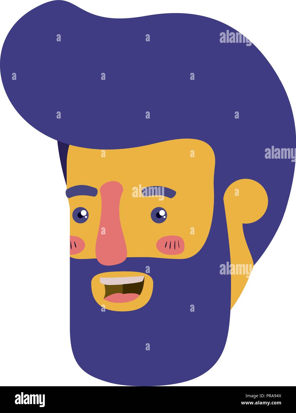 head of man avatar character Stock Vector Image & Art - Alamy