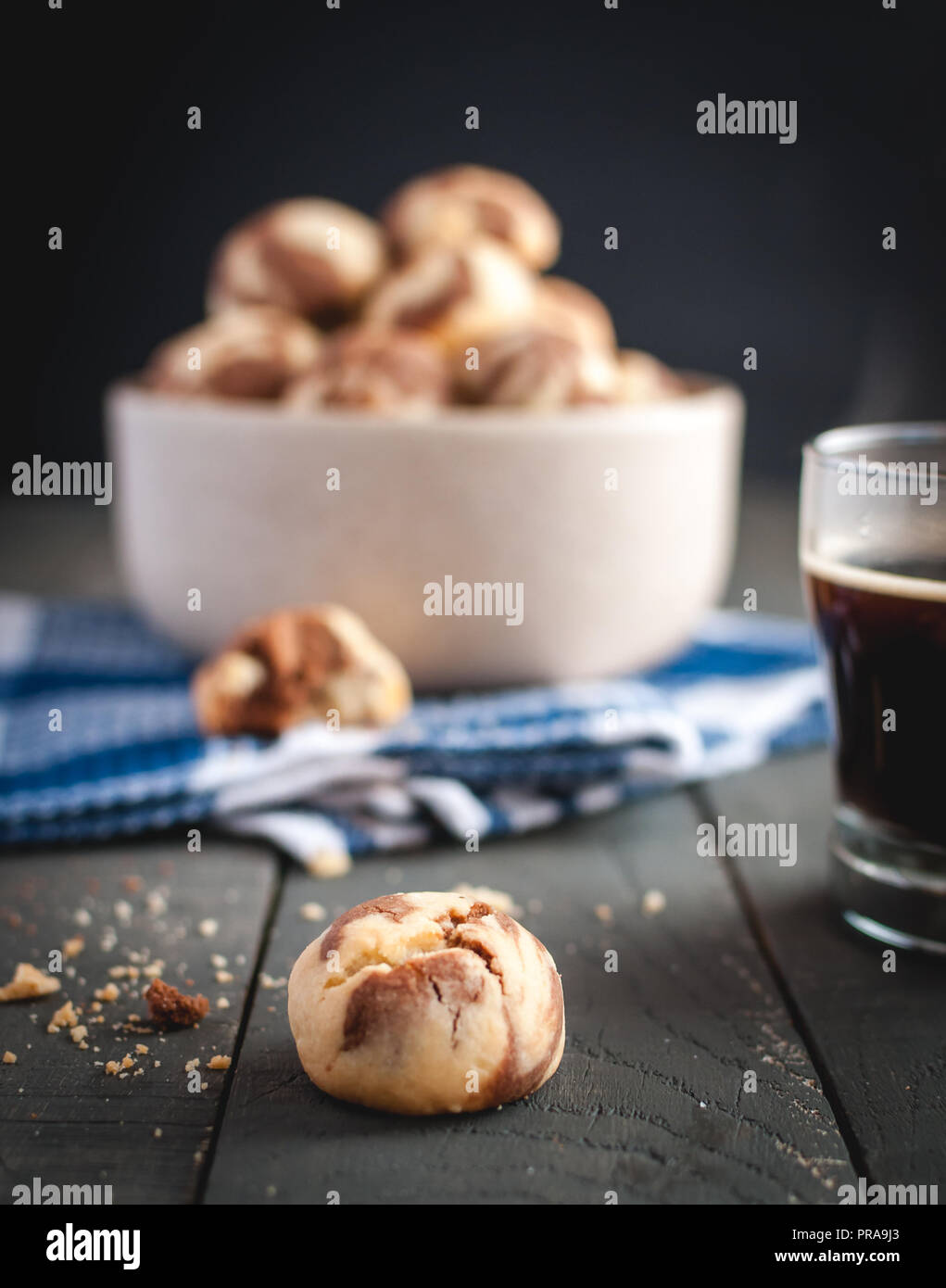 Marble cookie hi-res stock photography and images - Alamy