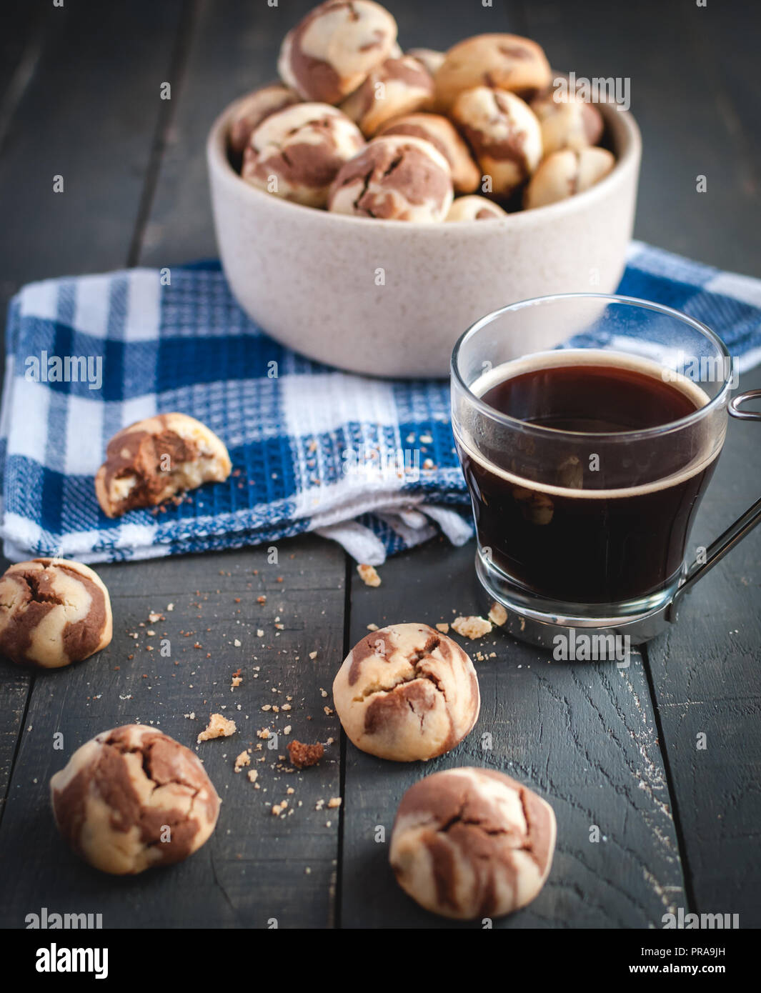 Marble cookie hi-res stock photography and images - Alamy