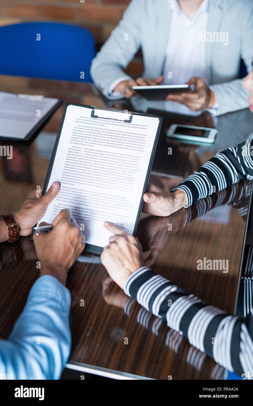 Signing important contract Stock Photo - Alamy