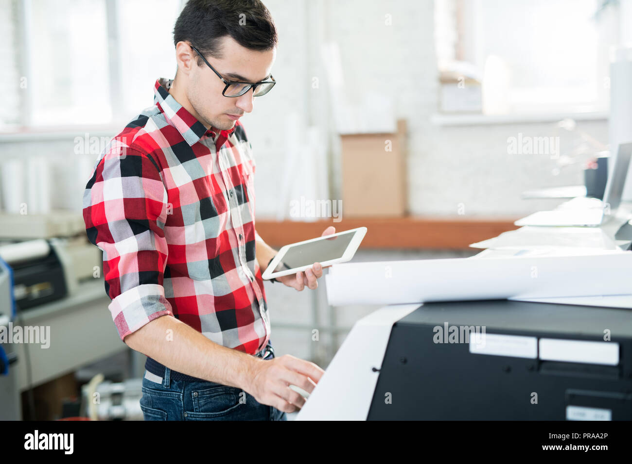 Large format printer hi-res stock photography and images - Alamy