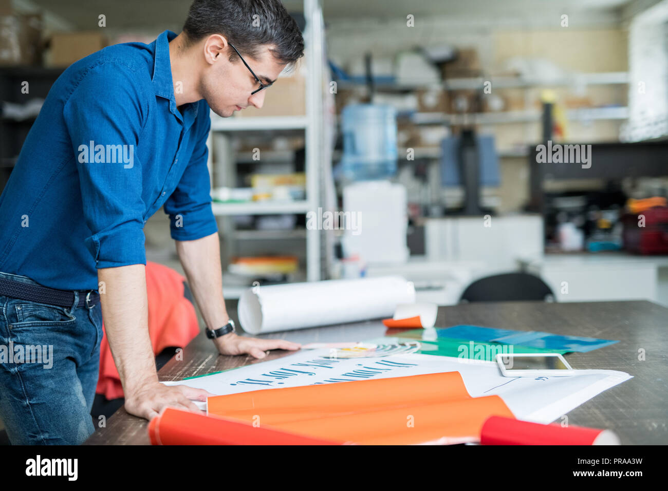 The designer of the printing press hi-res stock photography and images ...