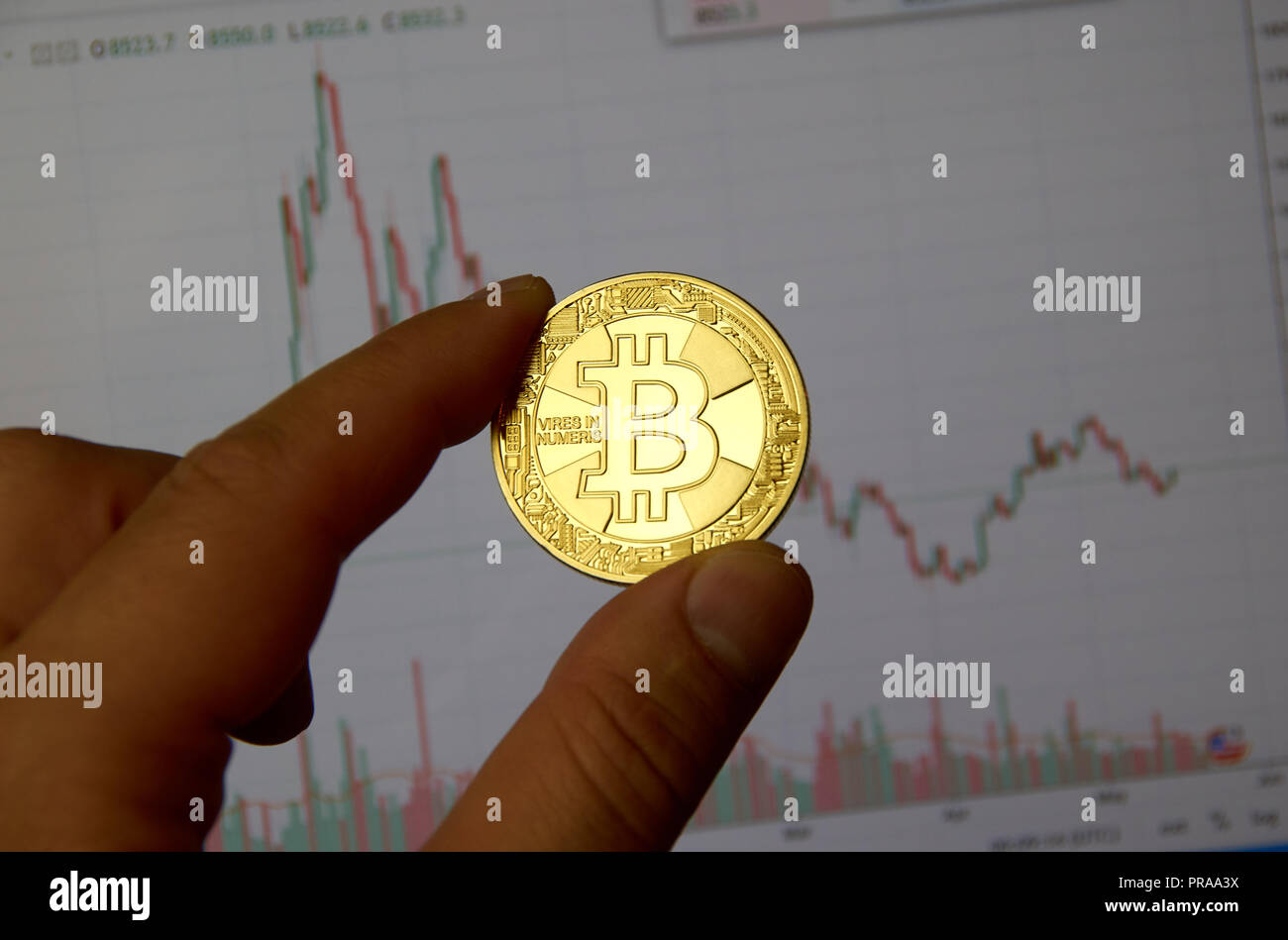 Bitcoin chart hi-res stock photography and images - Alamy