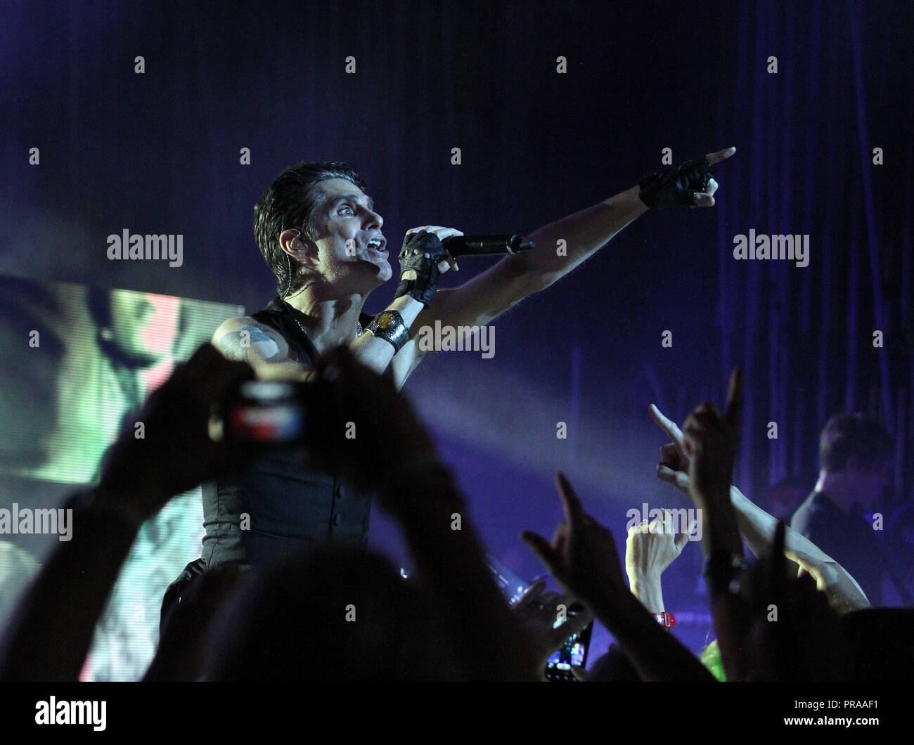 Perry Farrell with Jane's Addiction performs in concert at the Fillmore ...