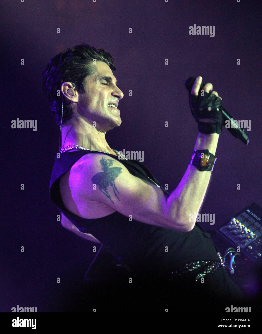 Perry Farrell with Jane's Addiction performs in concert at the Fillmore ...