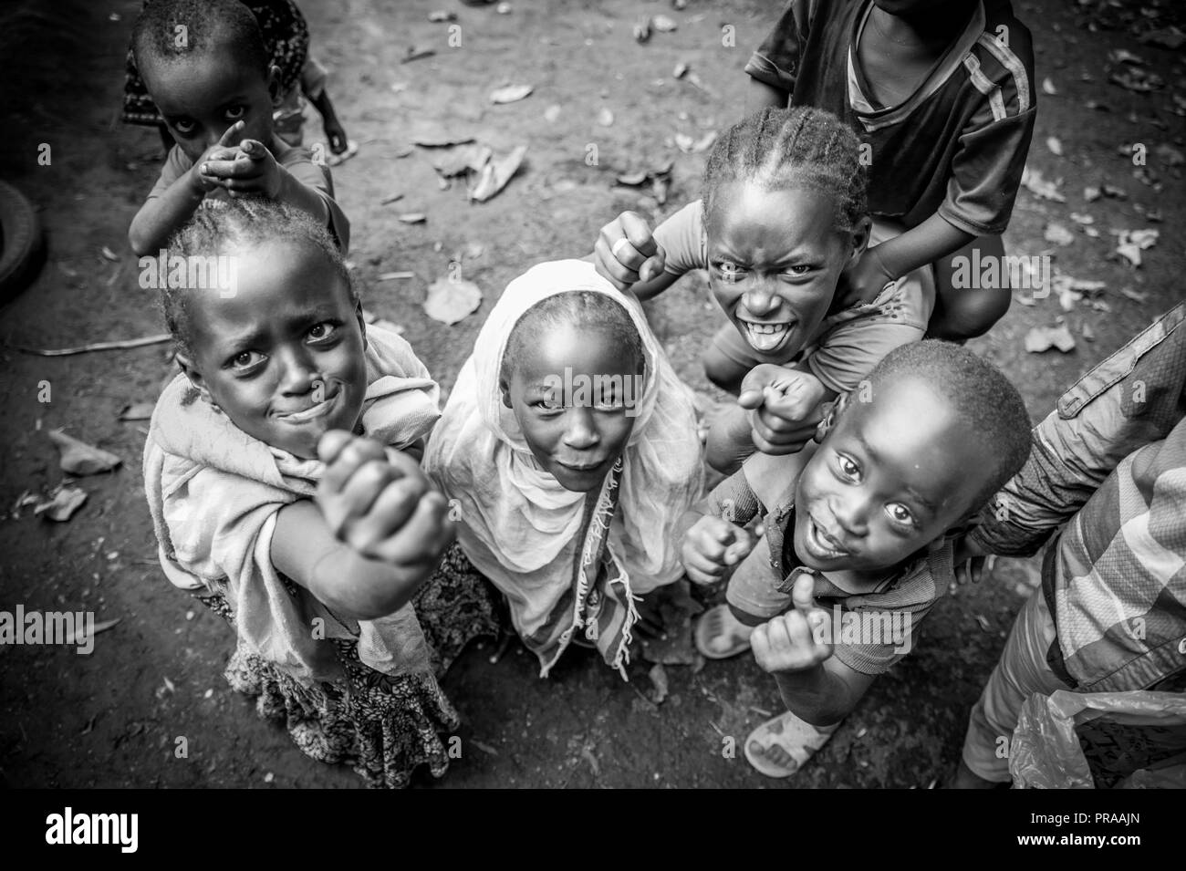 African people joking together Stock Photo - Alamy