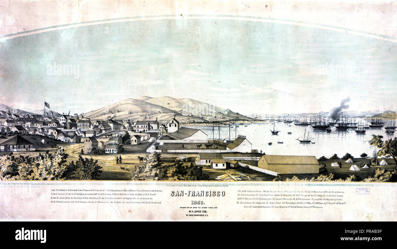 San francisco 1849 hi-res stock photography and images - Alamy