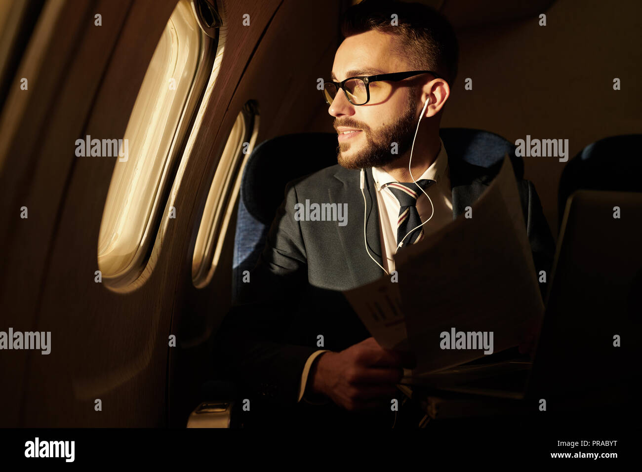 Businessman private jet hi-res stock photography and images - Alamy