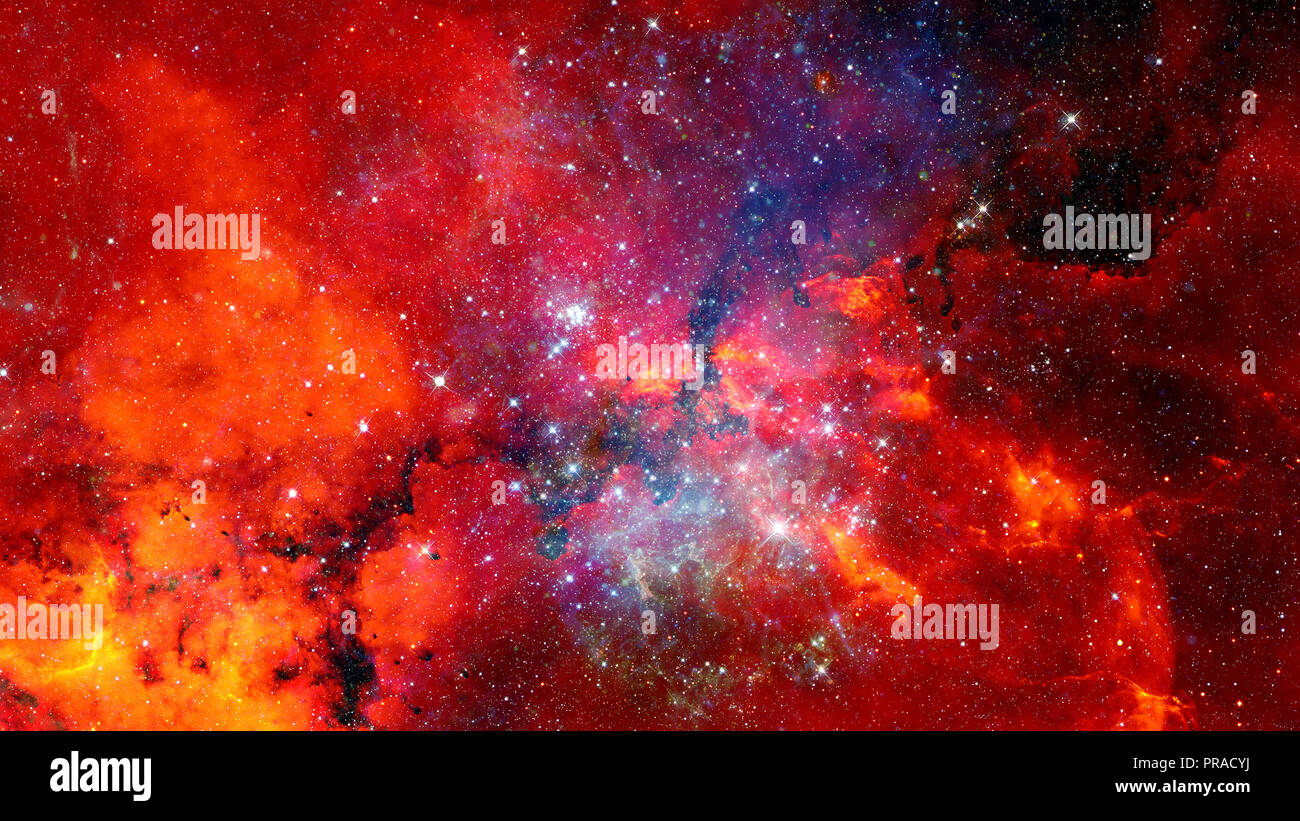 Colorful space nebula. Elements of this image furnished by NASA Stock ...