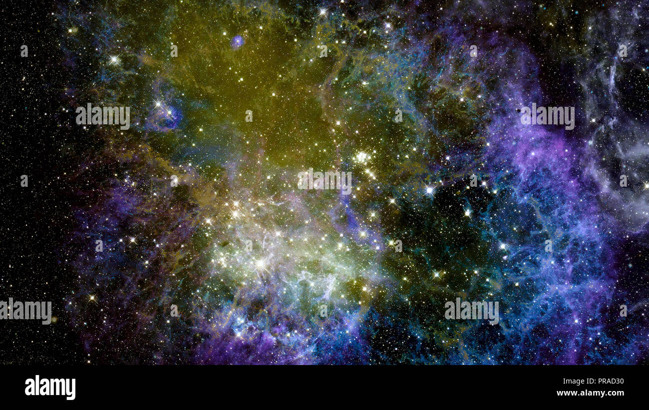 Reflection nebula the site of star formation. Elements of this image ...