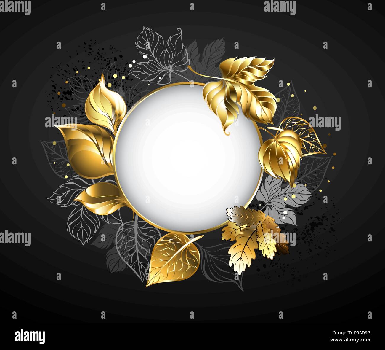 Fall background leaves autumnal Stock Vector Images - Alamy