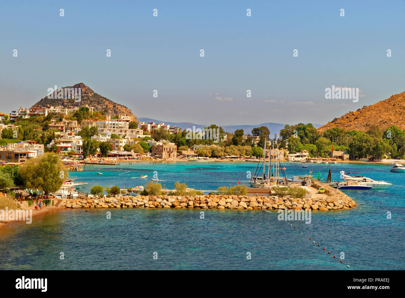 Akyarlar on the Bodrum Peninsula, near Bodrum, Mugla Province, Turkey ...