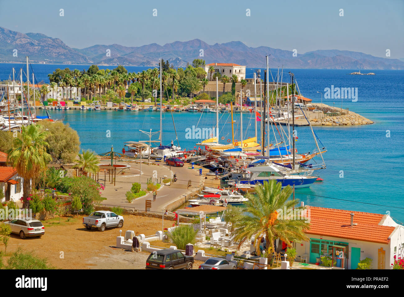 Harbour at Datca on the Dorian peninsula in Mugla Province near ...