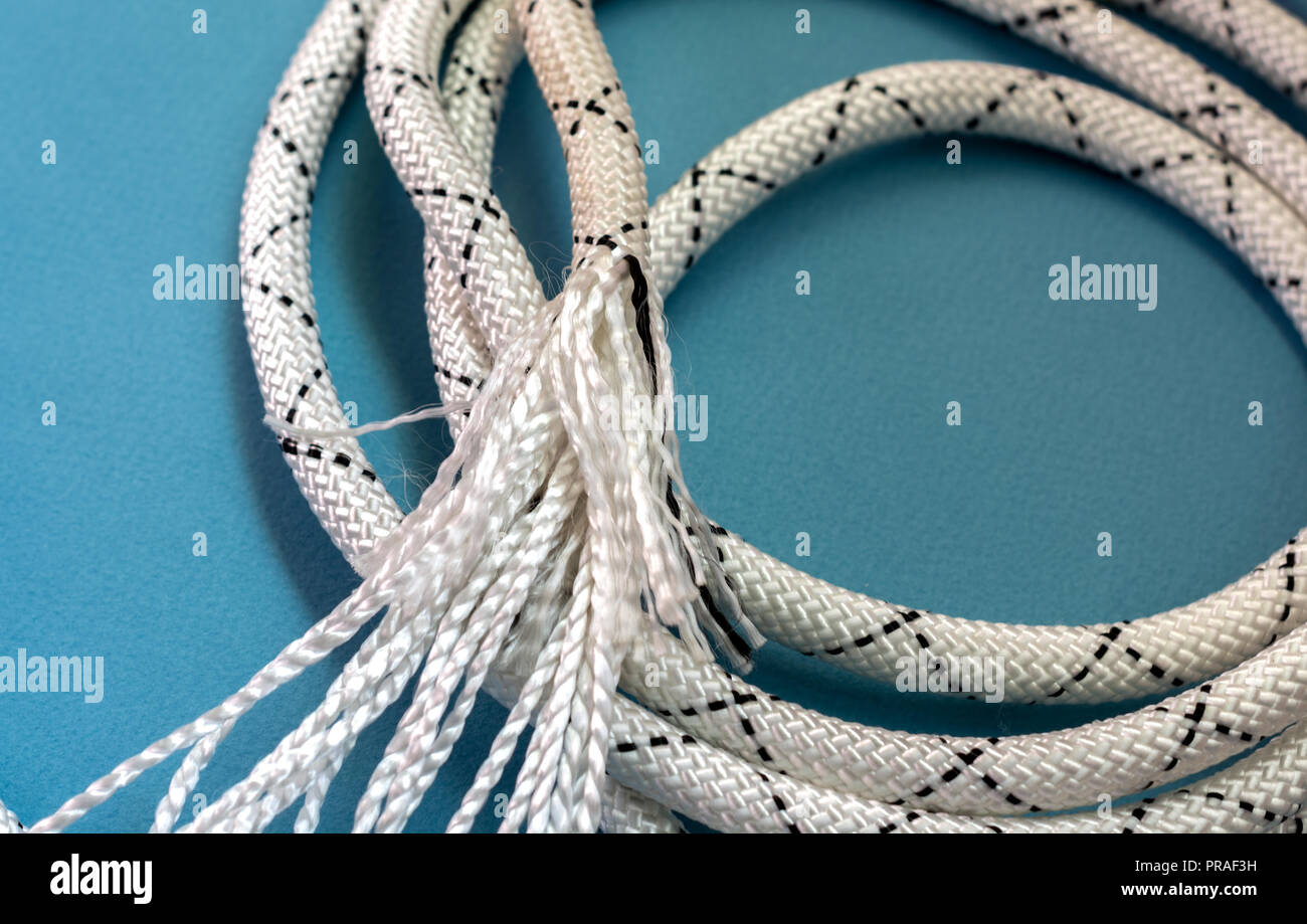 Blue and white striped rope hi-res stock photography and images - Alamy