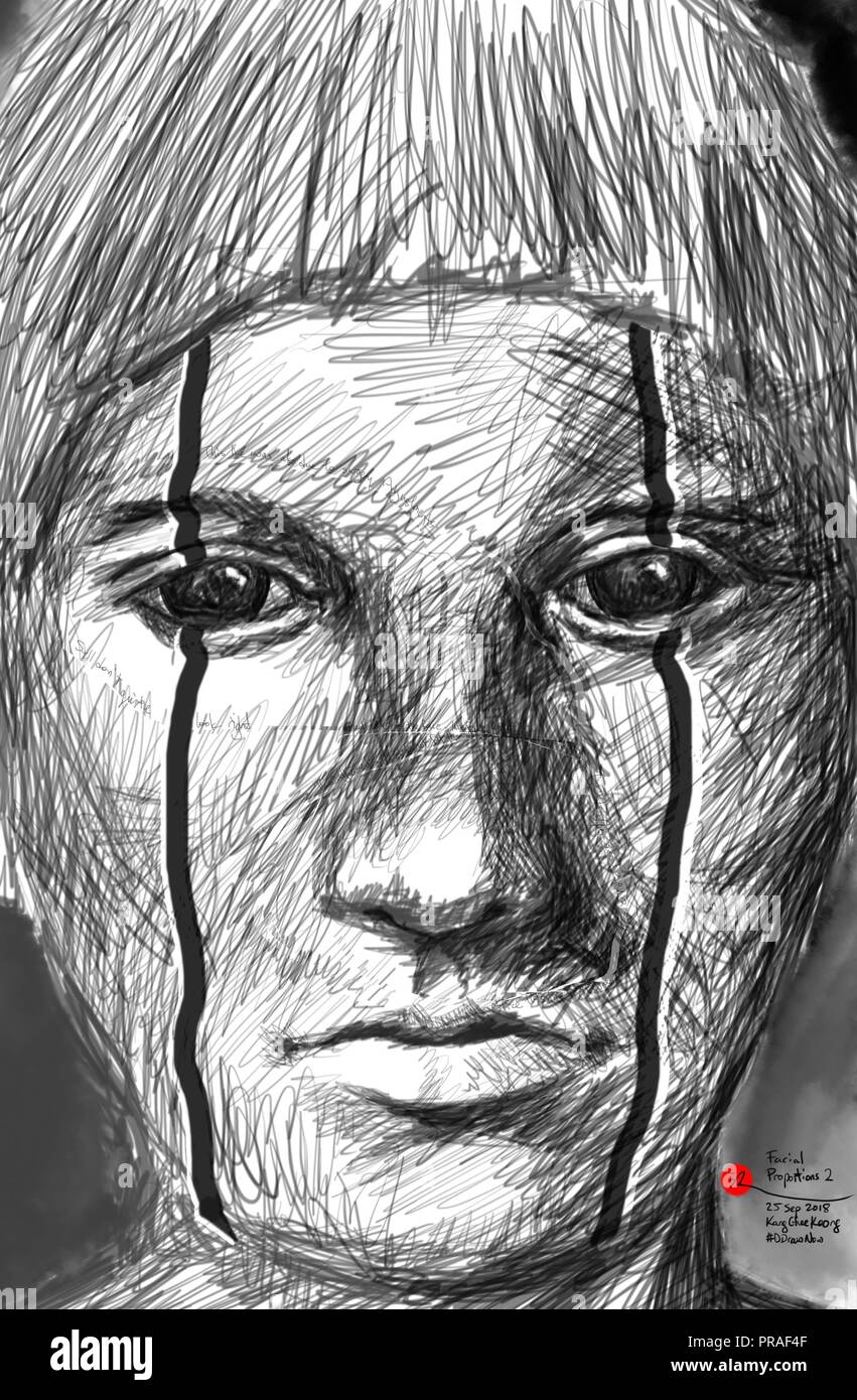 Focus is on facial proportions. Put in more effort to ensure they look ...