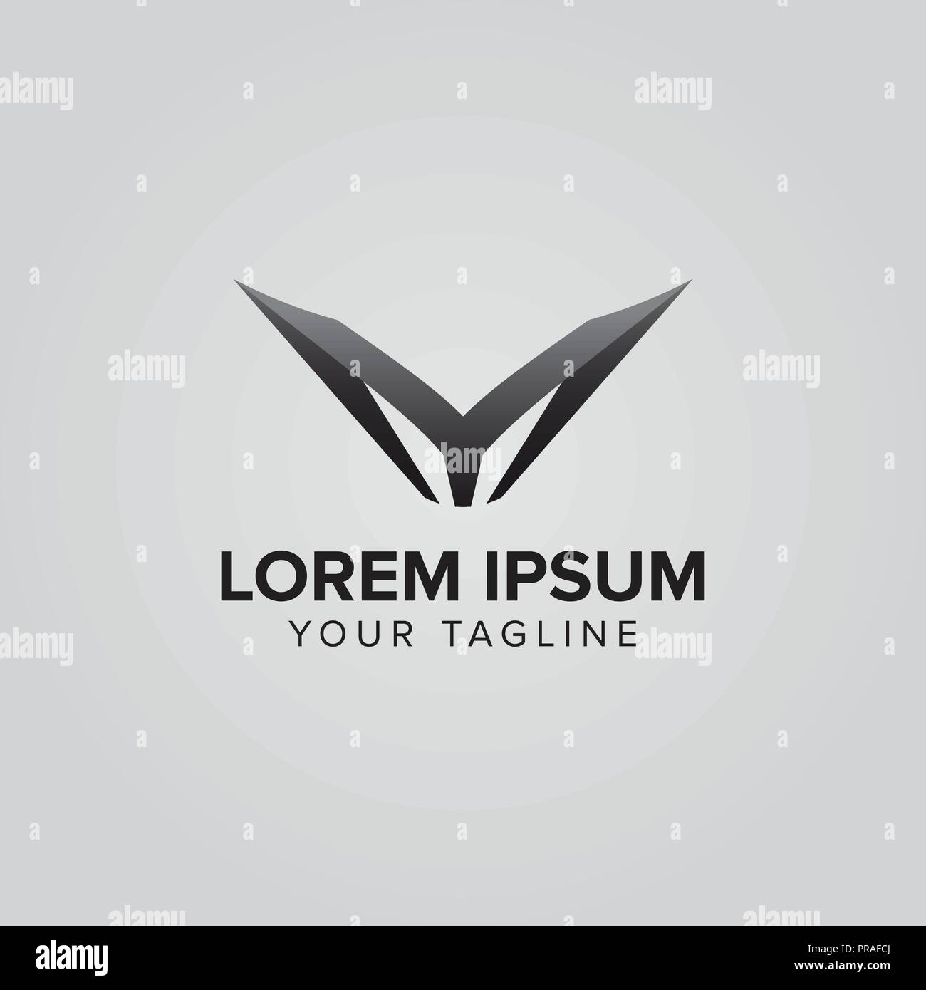 Creative Luxury Letter YM Logo concept design with Chromatic color ...