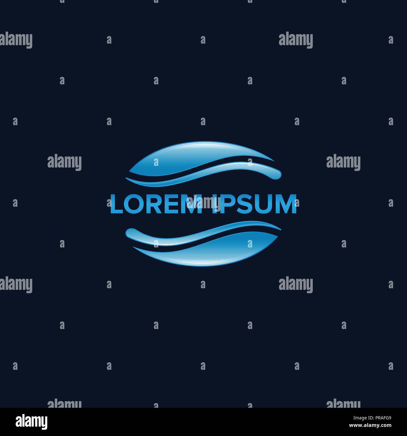 Wave script logo hi-res stock photography and images - Alamy